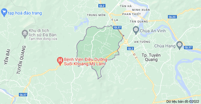 Vị trí khu đô thị Kim Phú - Danko Tuyên Quang